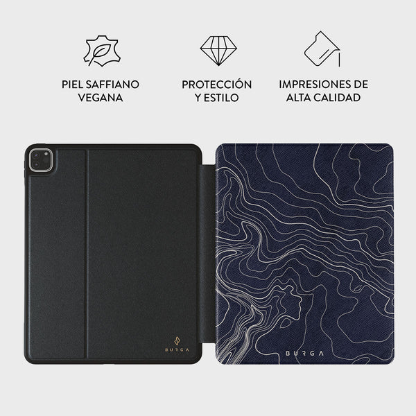 Drifting Shores - Line Art iPad Pro 11 (4th/3rd Gen) Case | BURGA