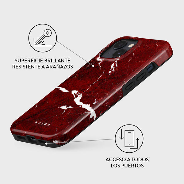 Iconic Red Ruby - iPhone 14 Funda | BURGA