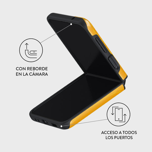 Canary Yellow - Samsung Galaxy Z Flip 3 Funda | BURGA