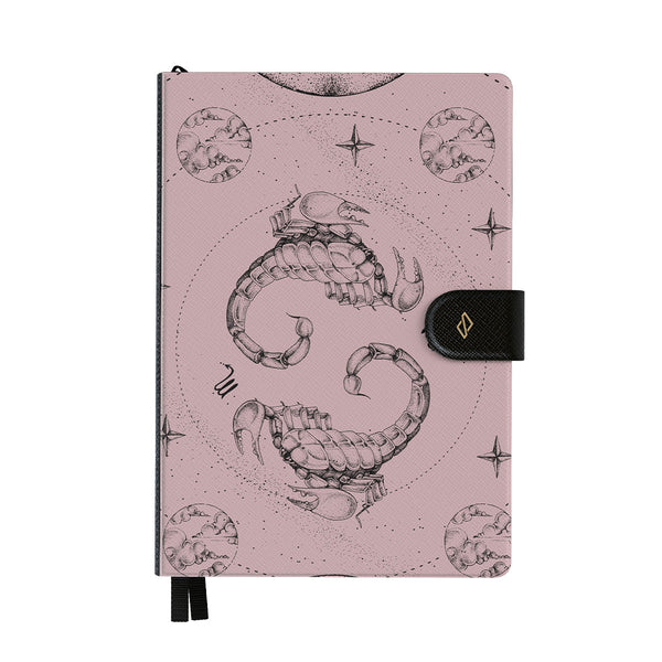Scorpio - Infinity Planner de piel saffiano | BURGA